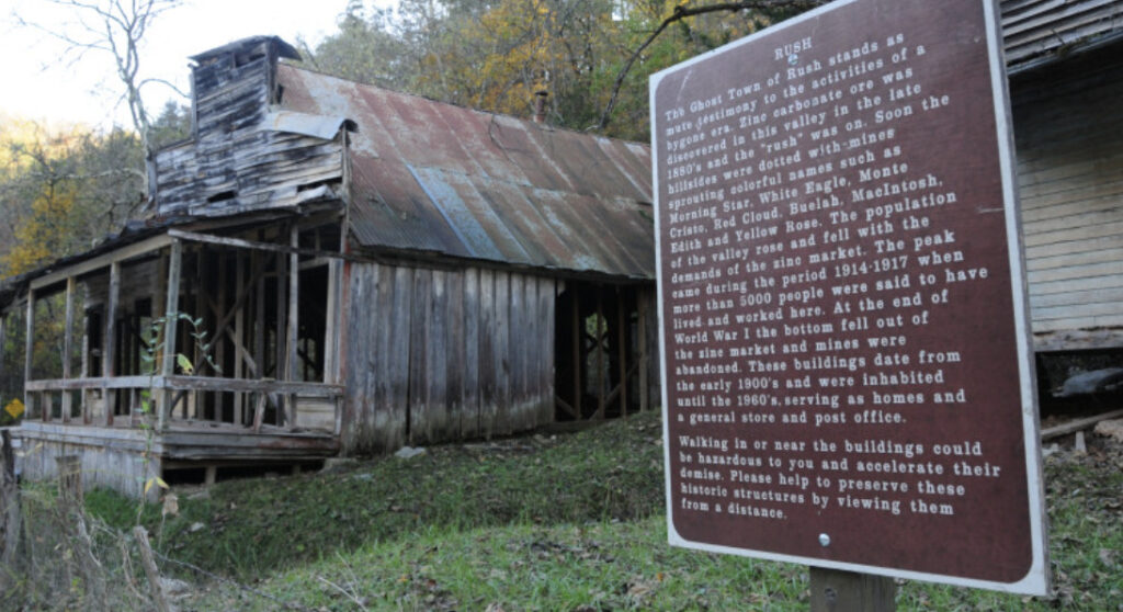 History Tuesday - The Ghost Town of Rush Arkansas
